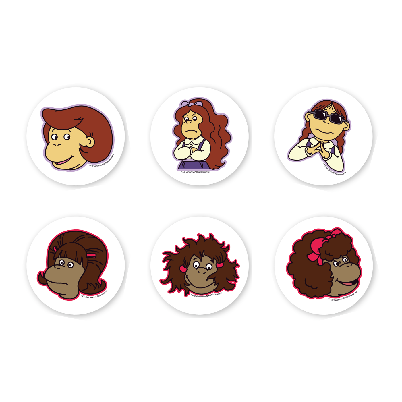 Arthur Besties Sticker Pack (6-Pack) – Retrokid.ca