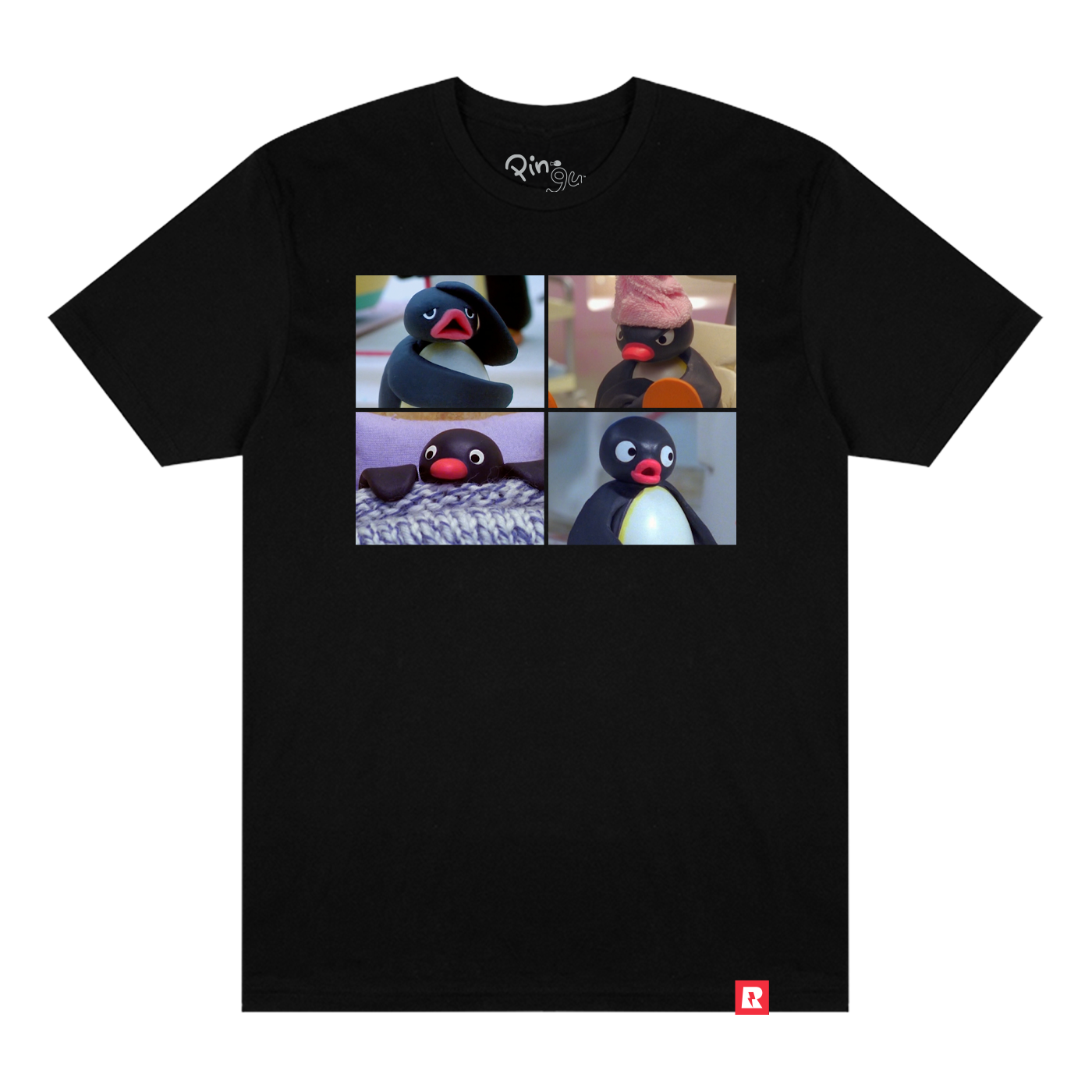 Pingu Moods T-Shirt - Black – Retrokid.ca
