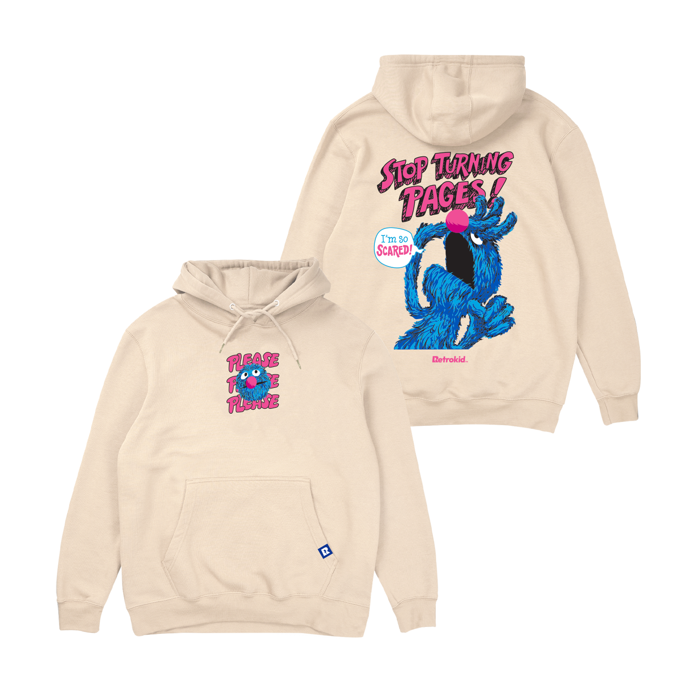 Monster at the End of This Book Hoodie - Ivory – Retrokid.ca