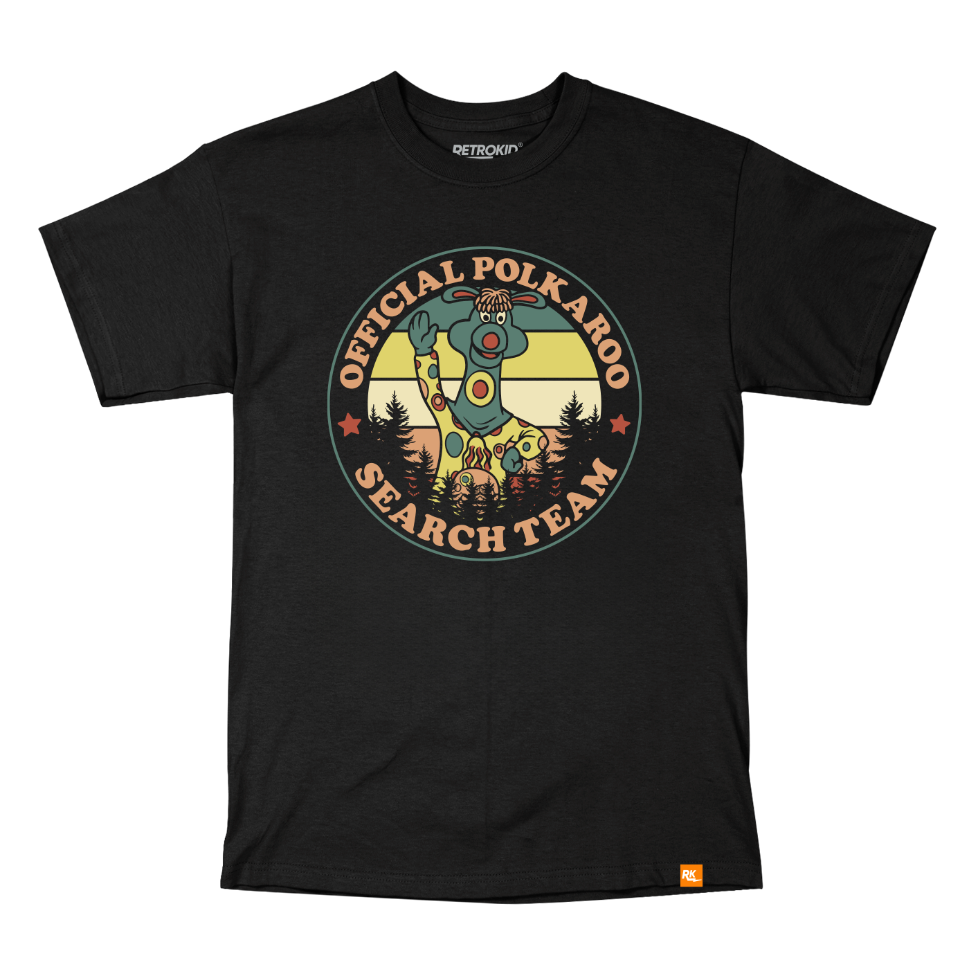 TVO Polkaroo Search Team T-Shirt - Black – Retrokid.ca
